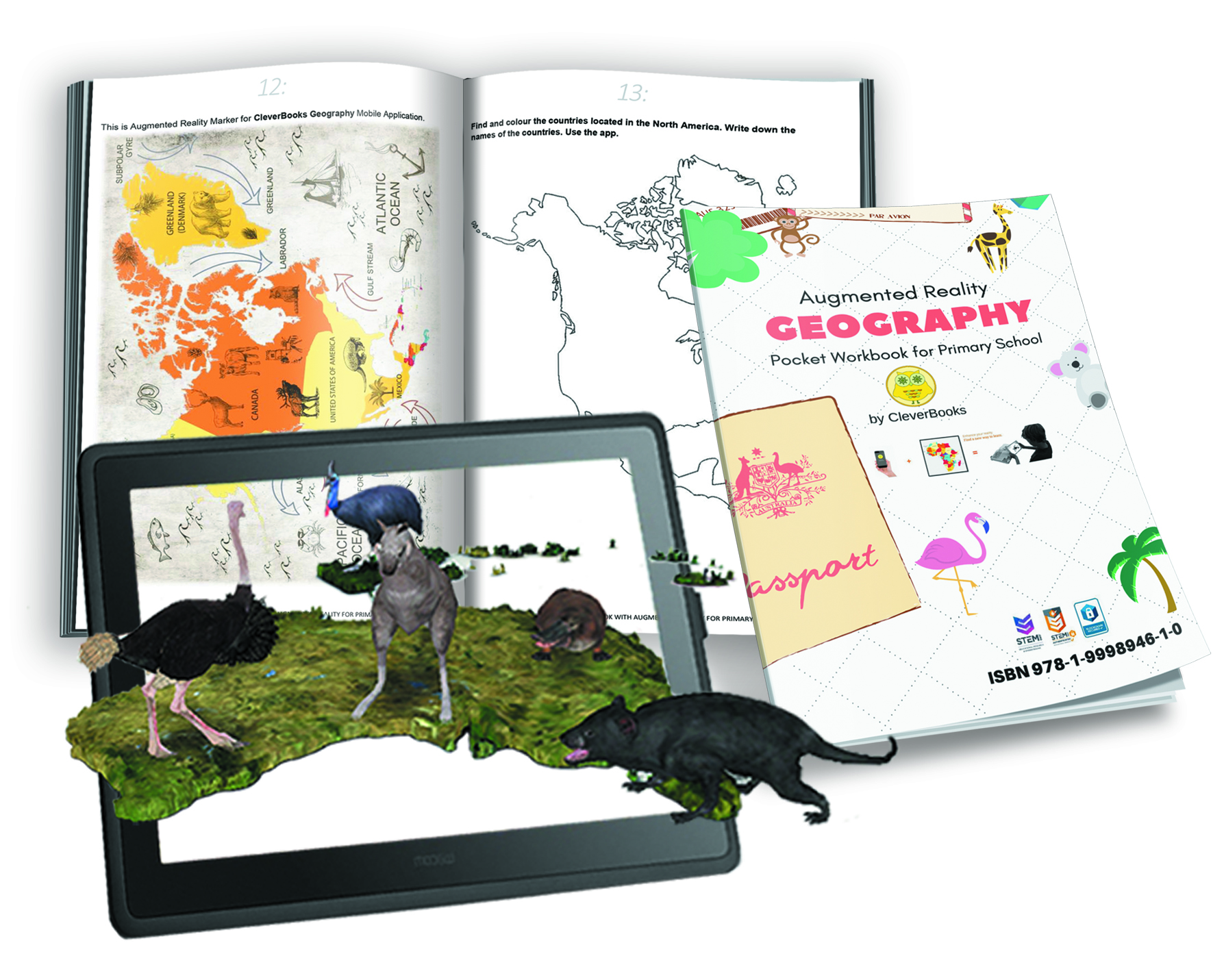 CleverBooks Geography Workbook with Augmented Reality – CleverBooks